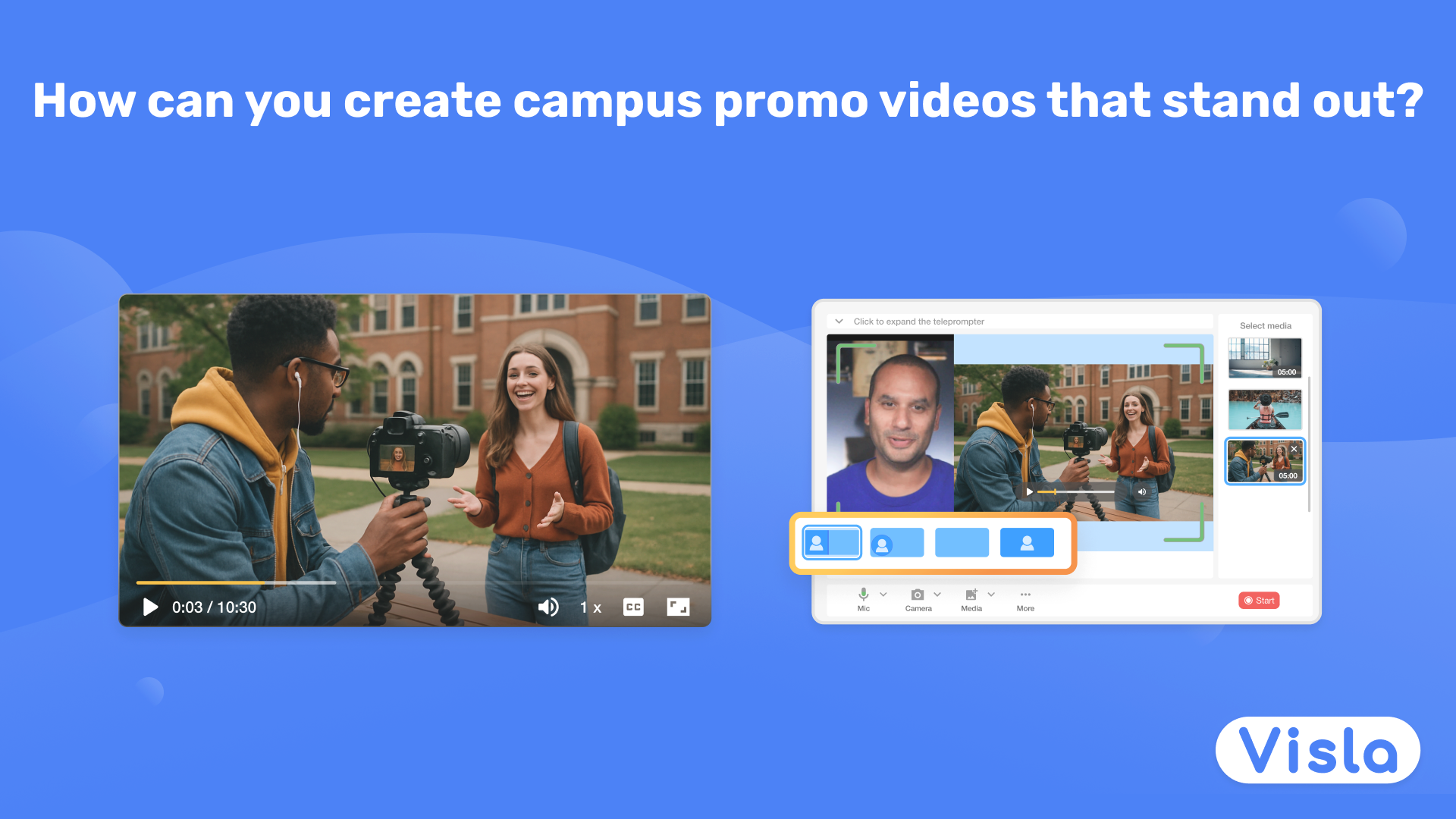 How can you create campus promo videos that stand out?