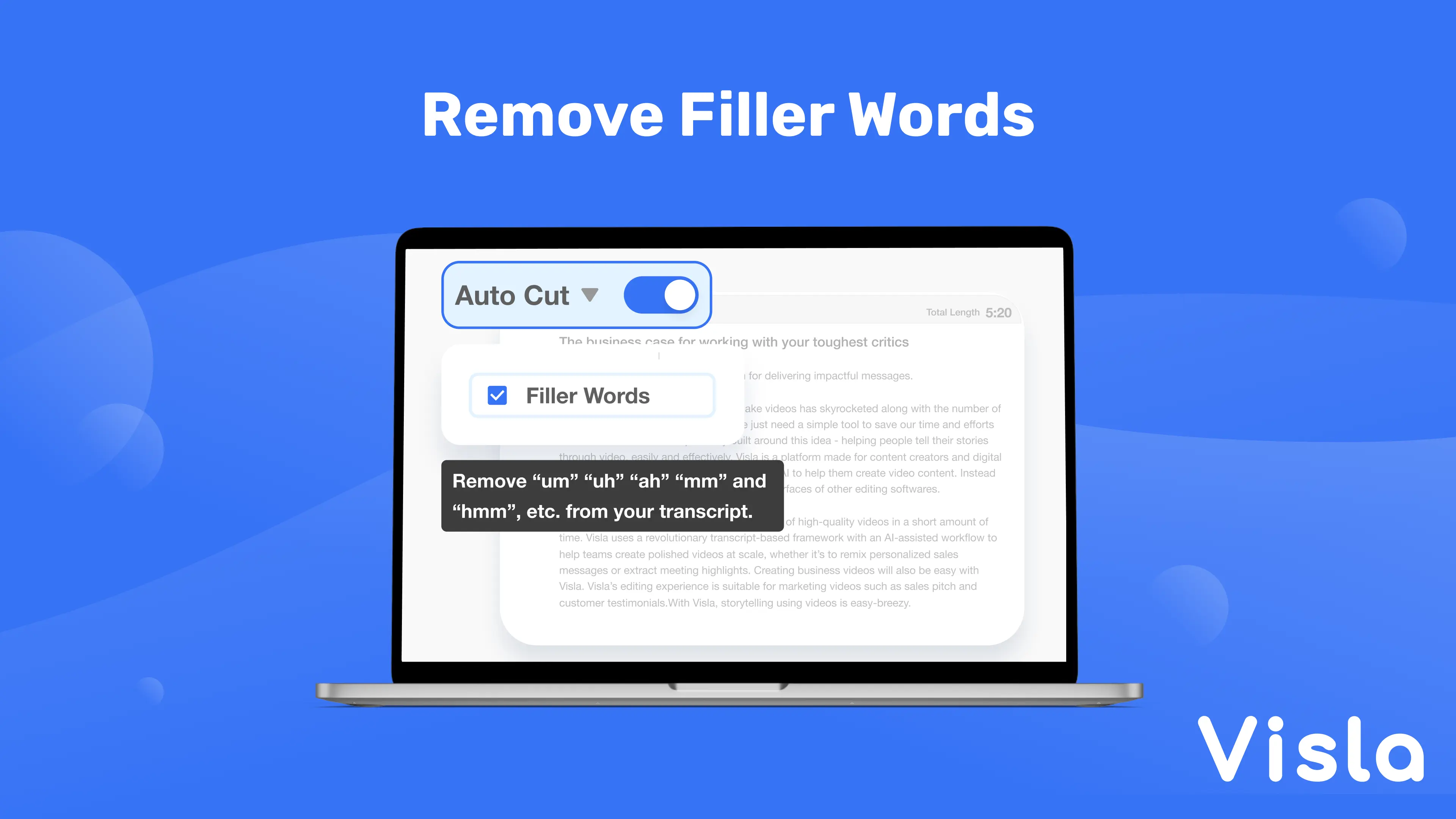 Remove Filler Words