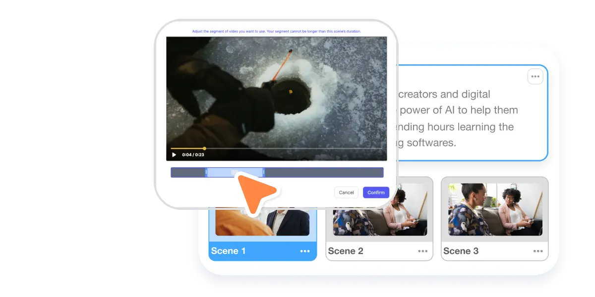 Scene Based Video Editing