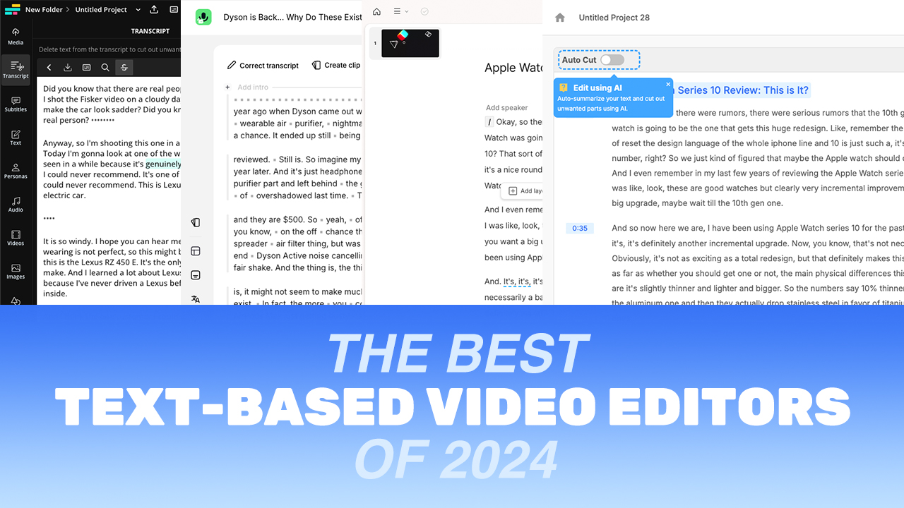 The Best Text-Based Video Editing Software - The Visla Blog